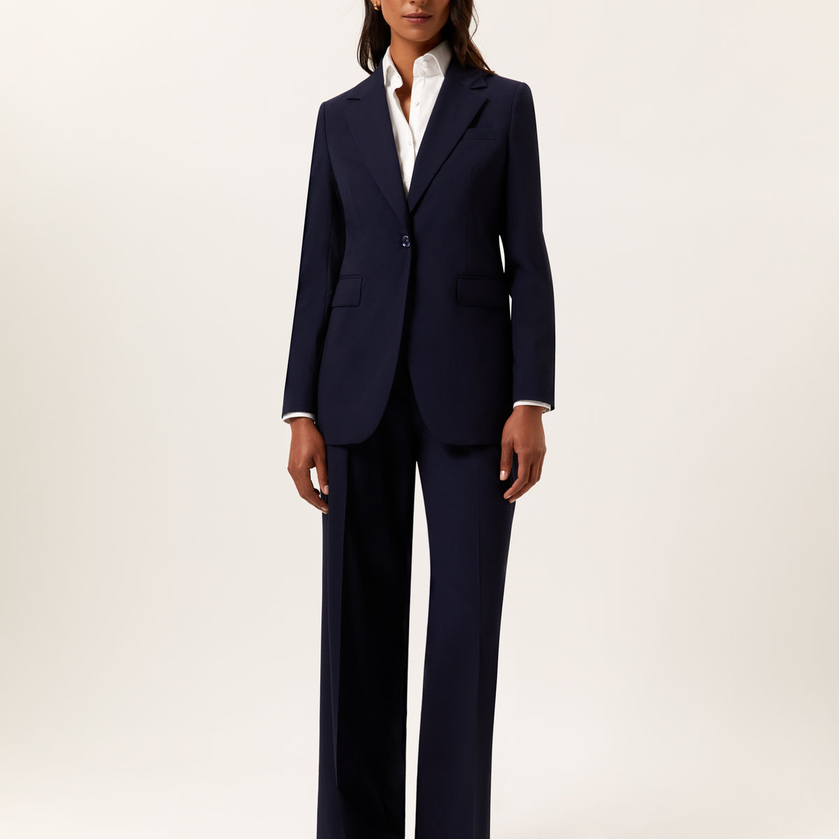 Slim Fit Suit in High-performance Wool – Sacoor Brothers